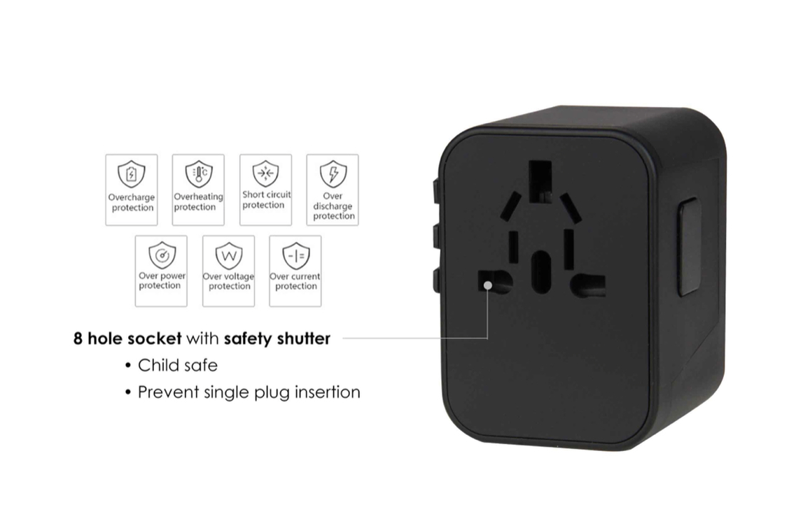 Multi Adaptor with USB – Magokoro Gift